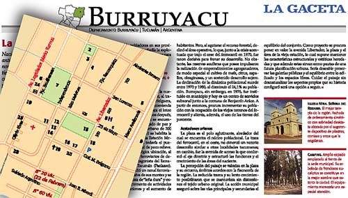 Burruyacu, en la colección de mapas