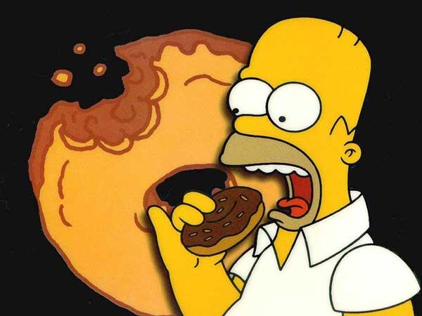 Homero abandona la comida chatarra