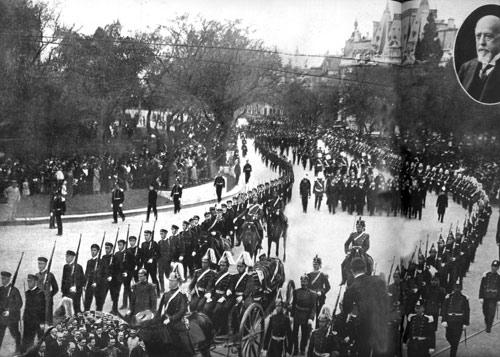 Casi todos los presidentes fueron inhumados con grandes ceremonias