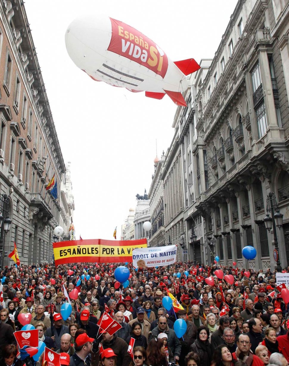 España: protesta contra el aborto