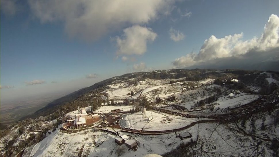 Sobrevolaron y filmaron el Cristo de San Javier nevado - LA GACETA Tucumán