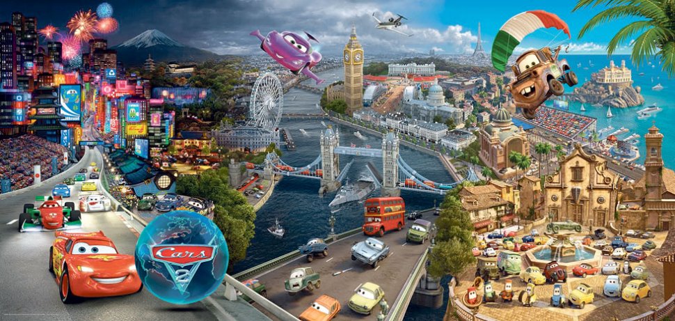 CARS 2: Rayo y Mate copan el mundo