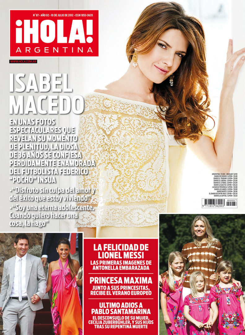 Muy felices: Isabel Macedo, Messi y la princesa Máxima