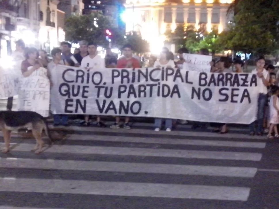 Homenaje al Comisario Principal Victor Barraza