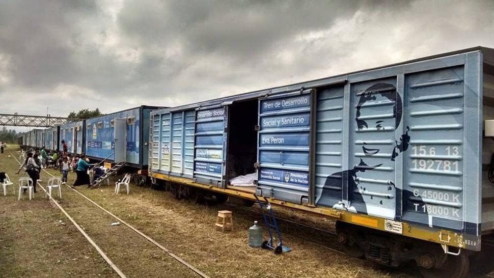 El tren sanitario "Eva Perón" atiende desde mañana, en Jujuy