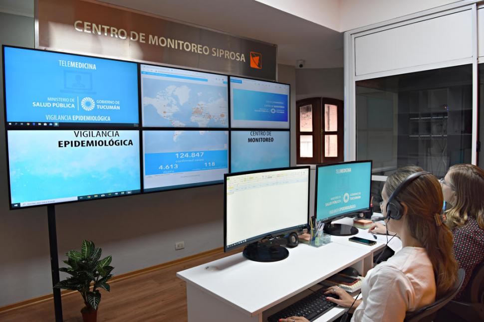 Centro de monitoreo: 700 consultas diarias