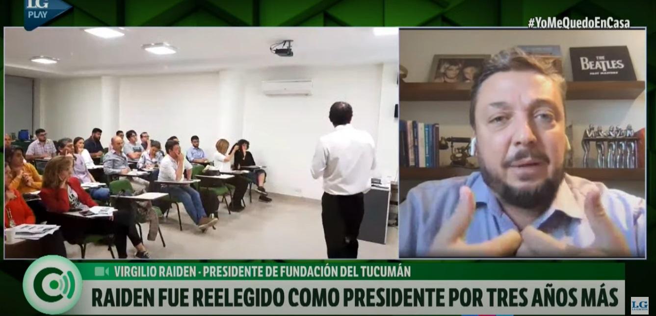 Virgilio Raiden fue reelecto presidente de Fundación del Tucumán