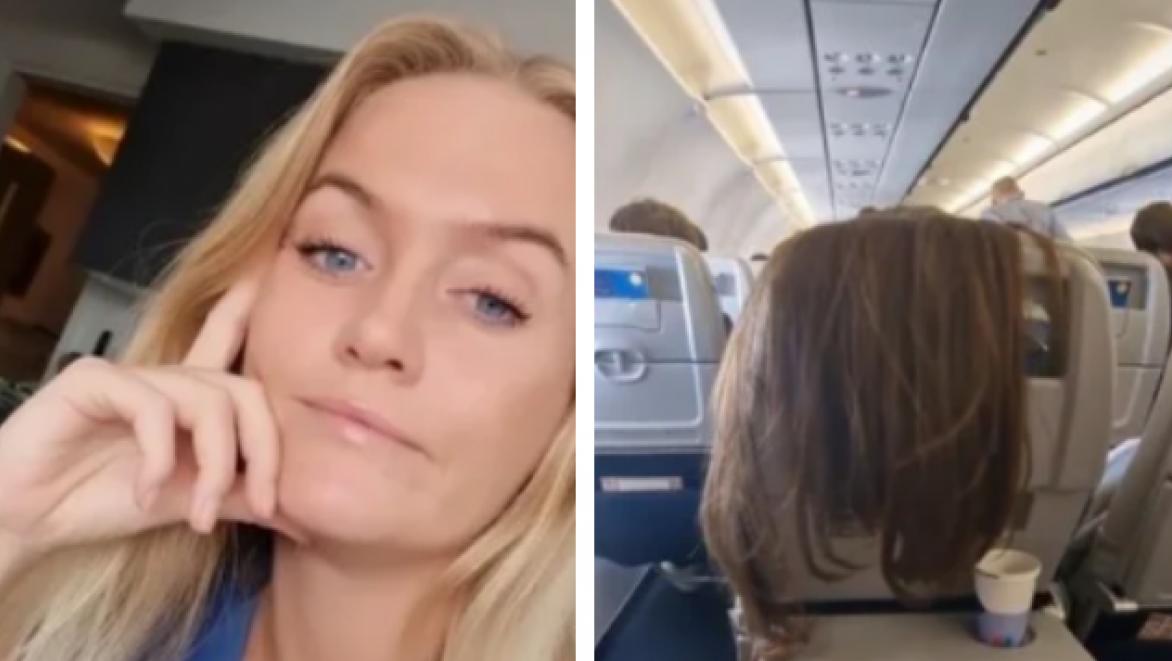 Pasajera vivió un incómodo momento en el avión y se hizo viral