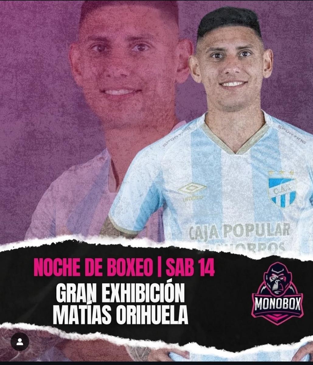 Cambia de deporte por una noche: un jugador de Atlético Tucumán ...