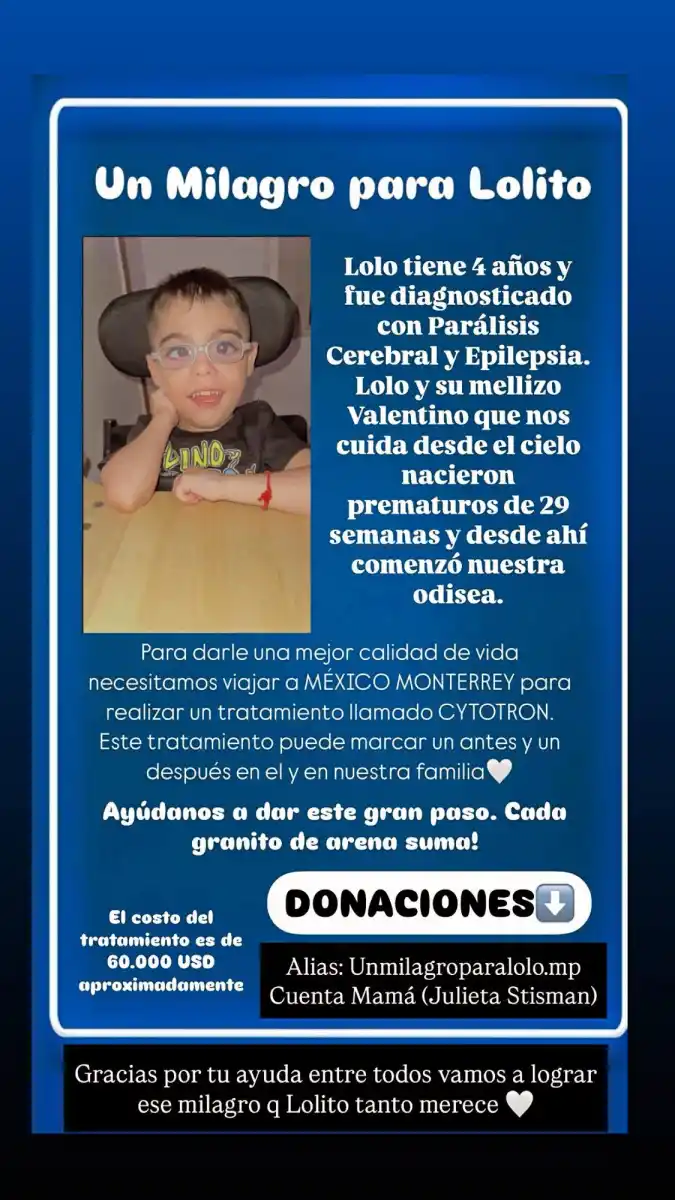 Tucumán solidario: una familia necesita ayuda para tratar a su hijo en el exterior