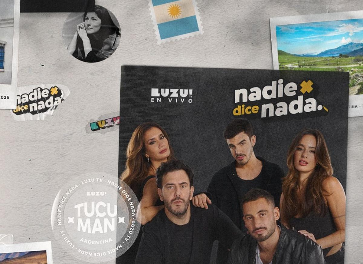 Nadie Dice Nada de Luzu TV llega a Tucumán con un show en el Mercedes Sosa