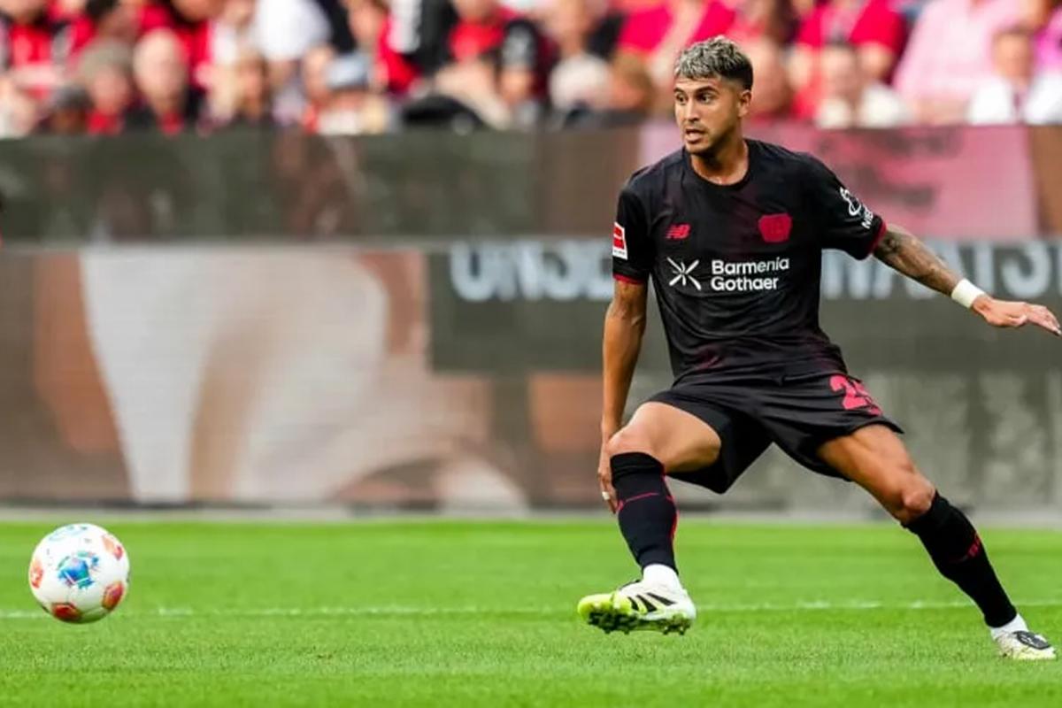 Exequiel Palacios se lesionó en Bayer Leverkusen y estará fuera hasta 2026